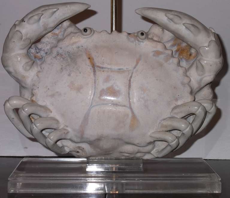 Ceramic Crab Table Lamp at 1stDibs