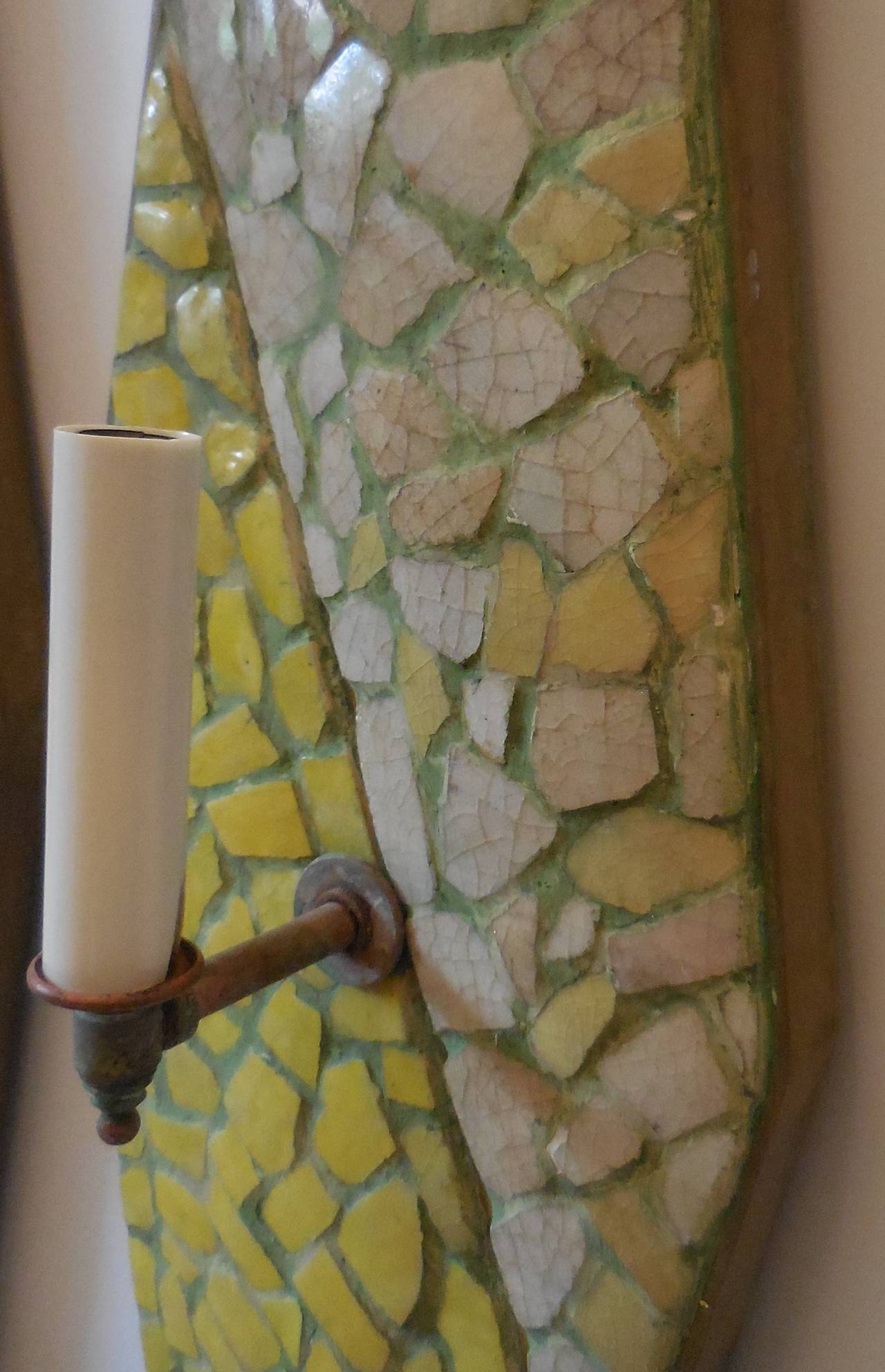Funky Pair of Wall Sconces at 1stDibs