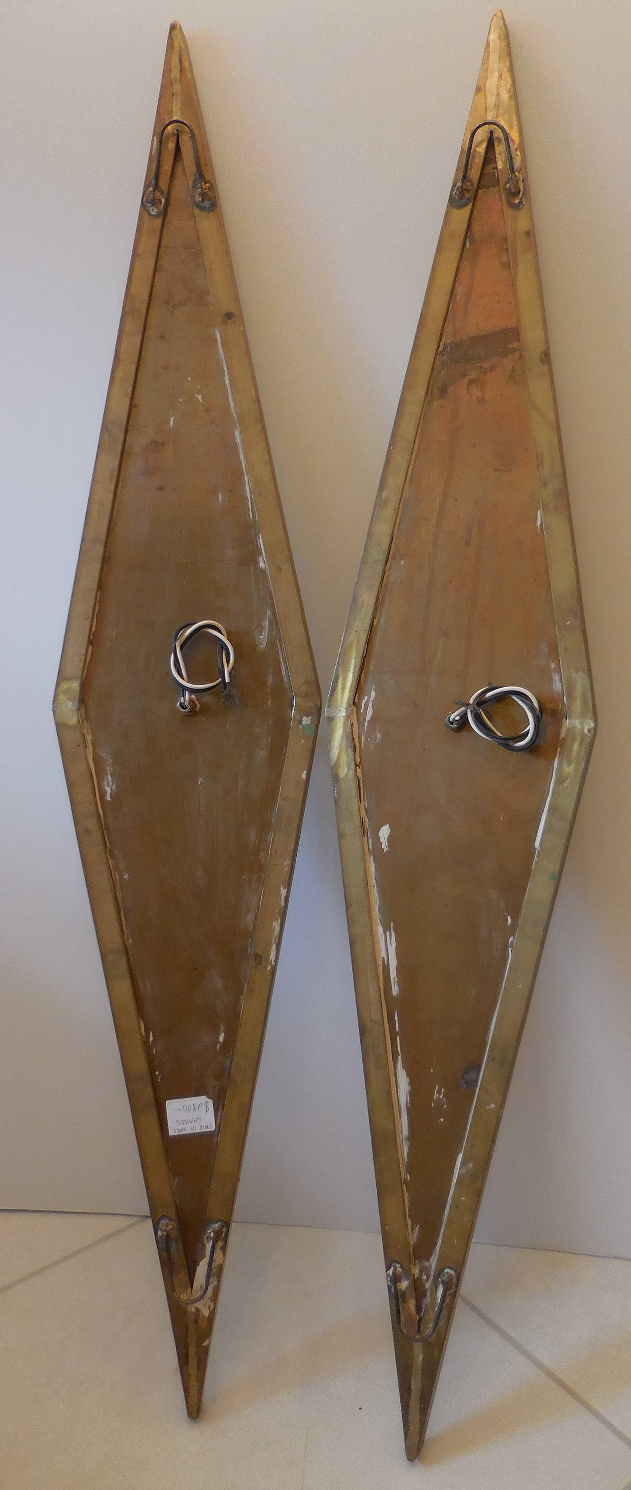 Funky Pair of Wall Sconces at 1stDibs