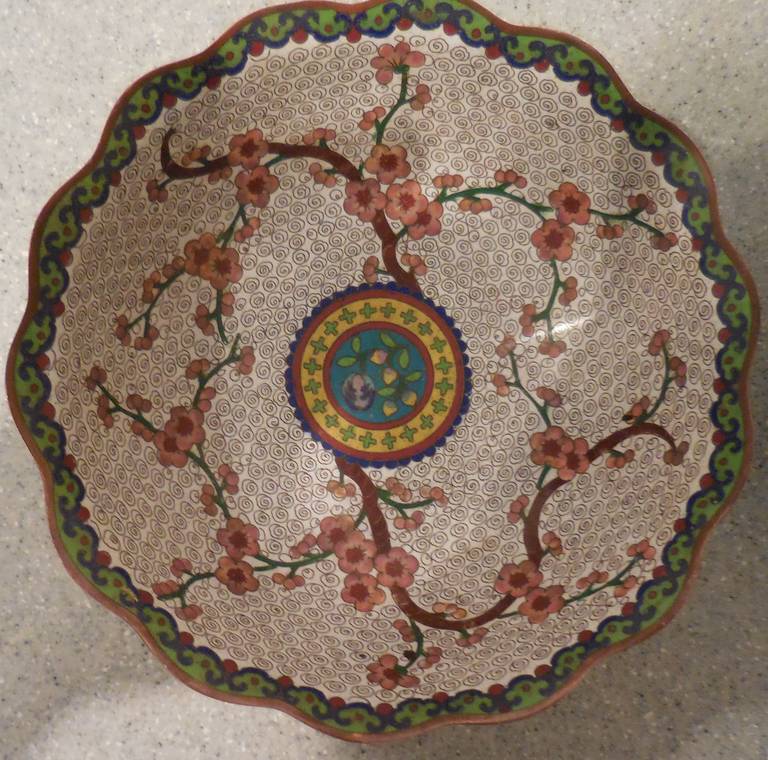 Pair of Fine Chinese Cloisonné Bowls at 1stDibs | cloisonne bowls