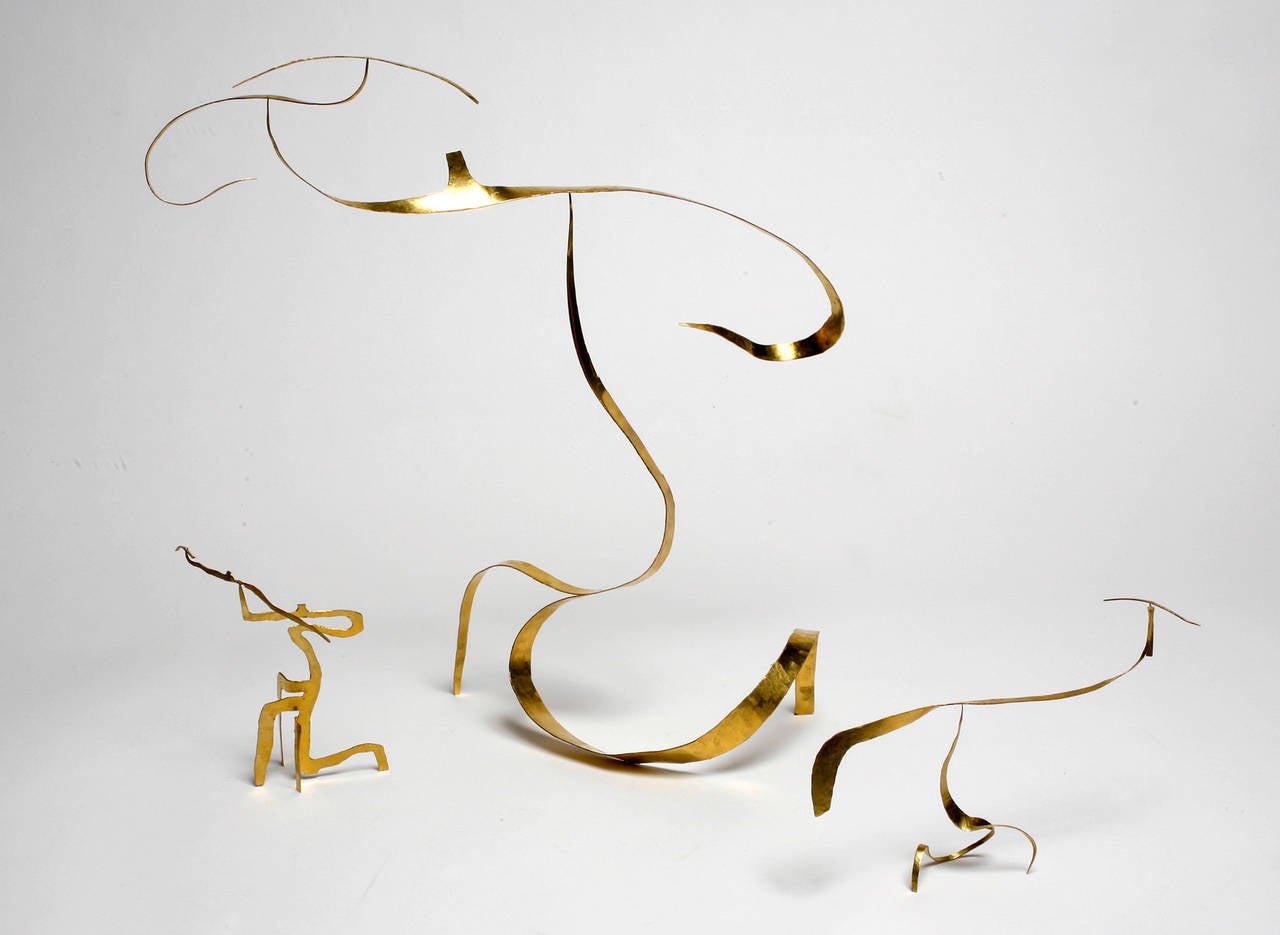 Tall Stabile Sculpture by Jacques Jarrige, 2014 For Sale at 1stDibs