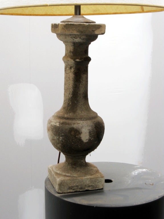 2 Elegant Pairs of Stone Balustrade Lamps at 1stDibs