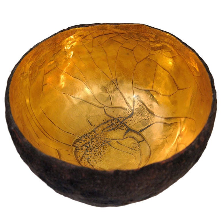 Gold Vessel by Cristina Salusti For Sale at 1stdibs