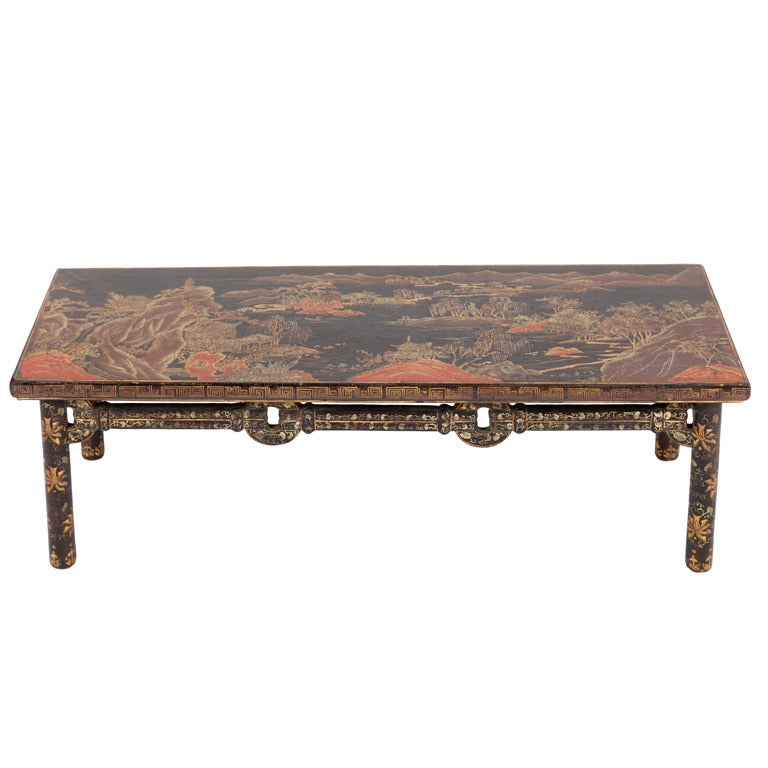 Fine Chinese Qing Dynasty Lacquered Coffee Table at 1stDibs