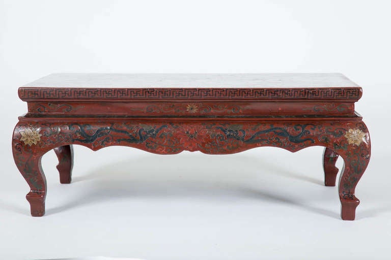 Chinese Qing Dynasty Lacquered Low Table at 1stDibs