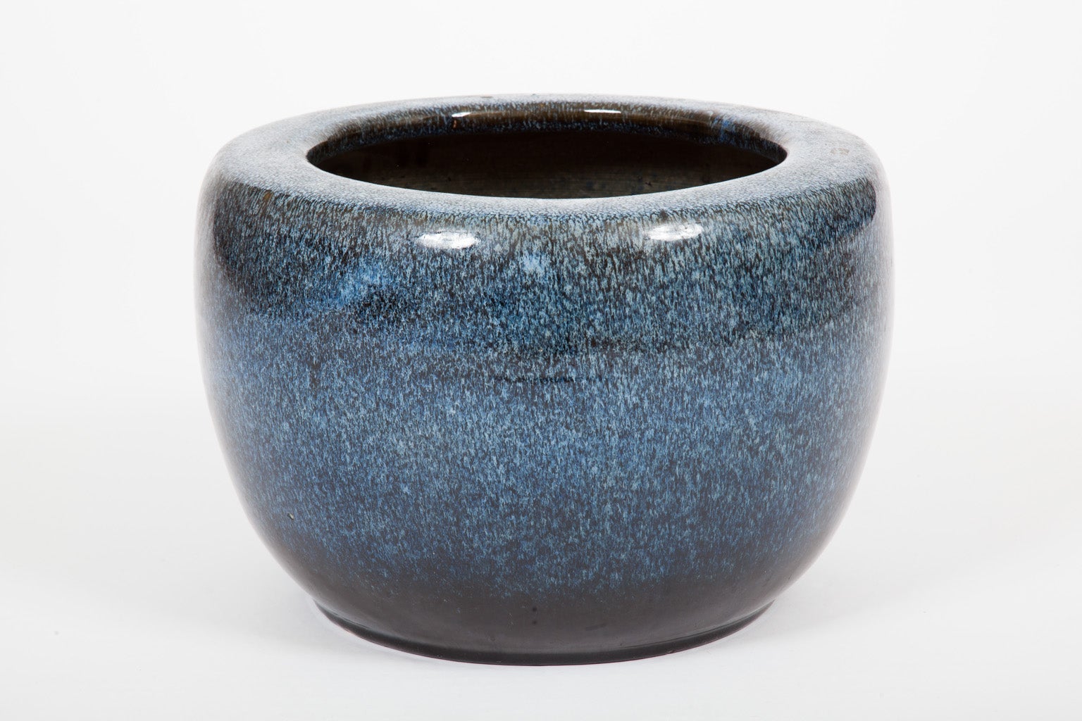 Japanese Showa Glazed Ceramic Hibachi at 1stDibs
