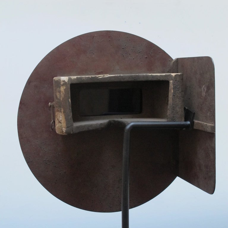 Rare Round Welding Mask at 1stDibs