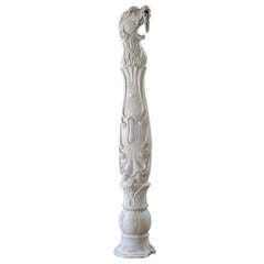 Rare Cast Iron Eagle Head Hitching Post For Sale at 1stDibs
