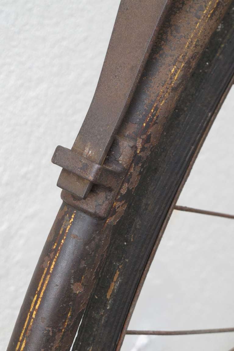 High Wheel Bicycle on Metal Base at 1stDibs