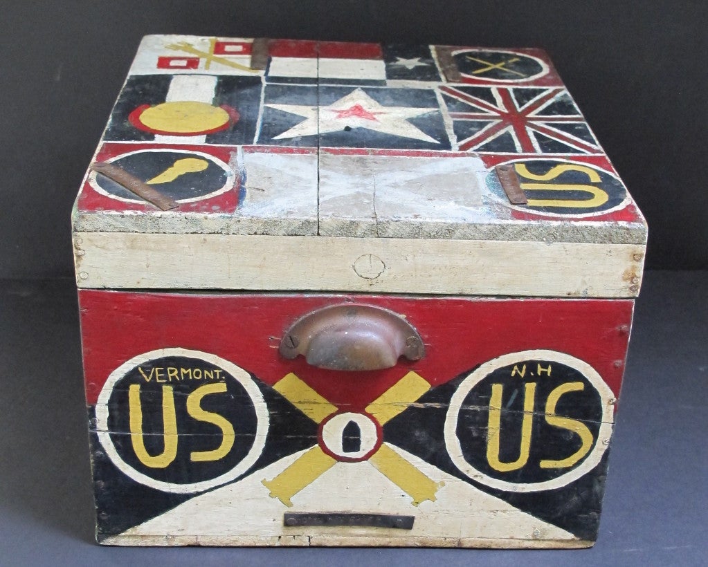 Flag Box For Sale at 1stDibs