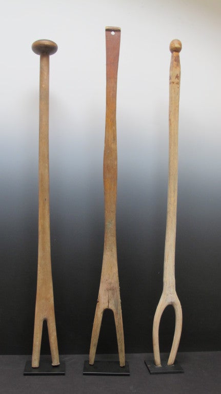 Group Of 3 Wash Sticks For Sale at 1stDibs | boiling stick
