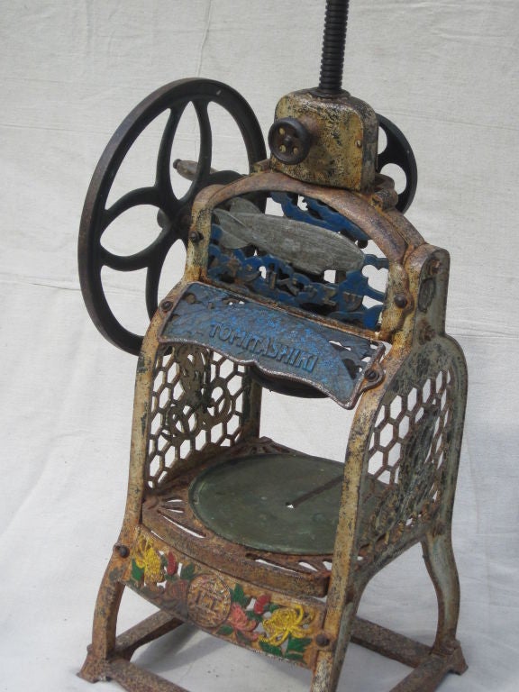 Zeppelin Ice Shaver at 1stDibs | antique ice shaver, old ice shaver ...