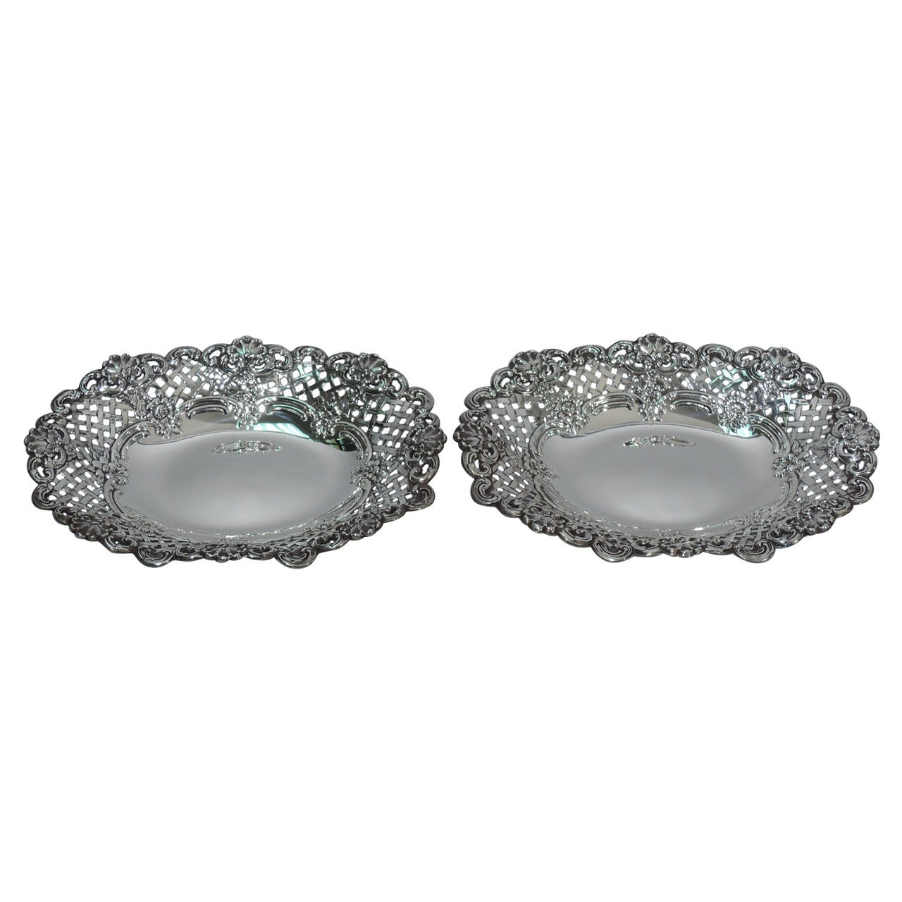 Tiffany Basket Weave Bowl - For Sale on 1stDibs