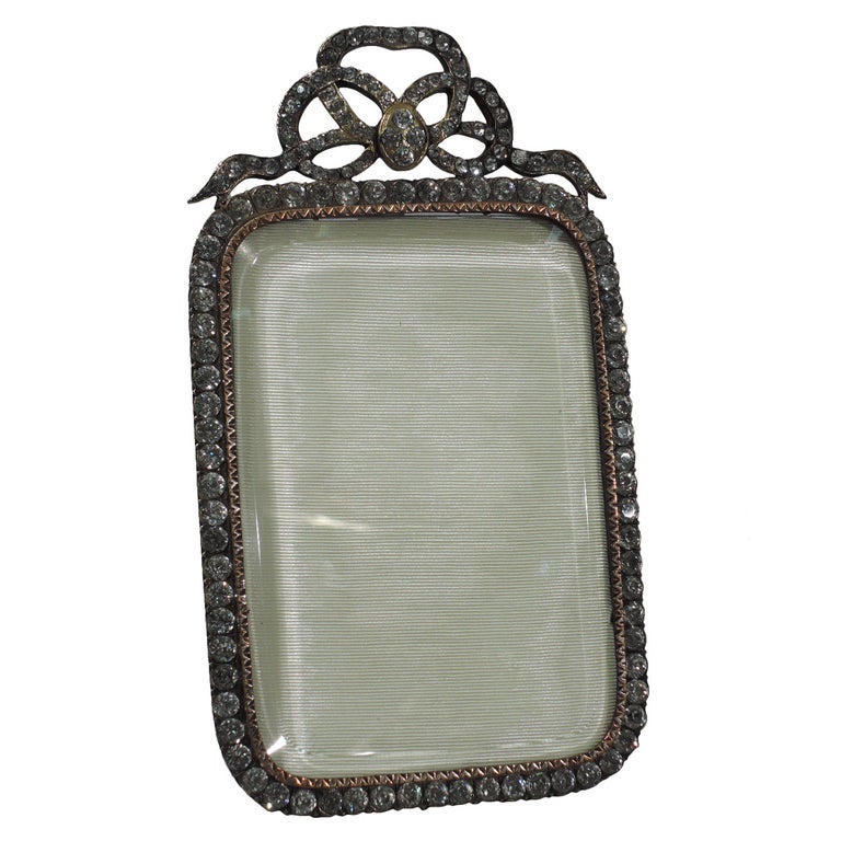 Fancy and Flamboyant Rhinestone Picture Frame For Sale at 1stDibs ...