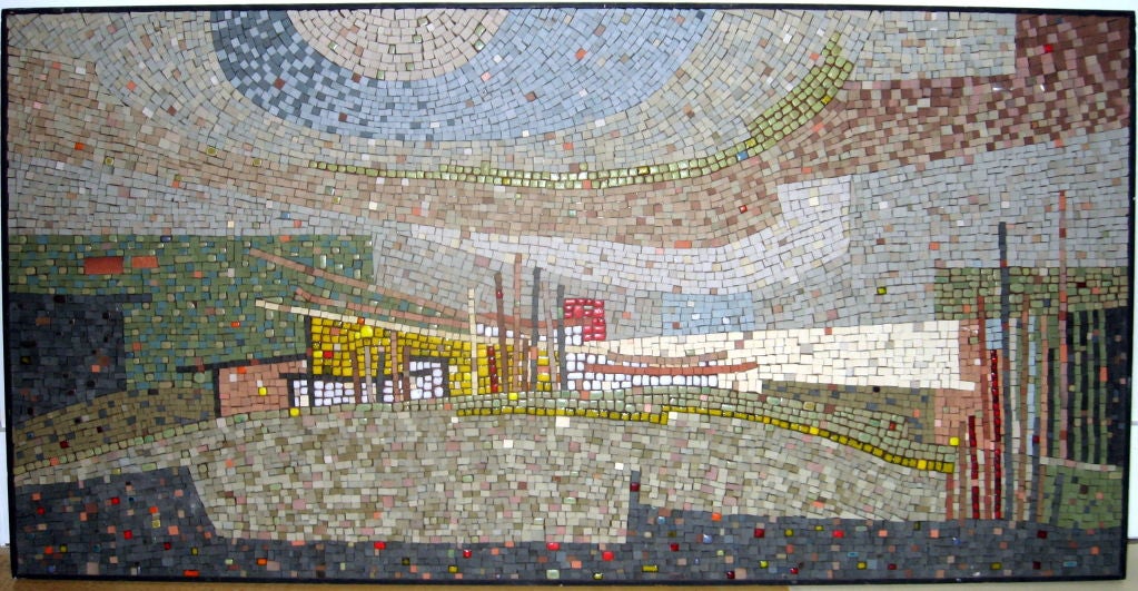 Raymond Gallucci Tile Moziac Wall Piece at 1stDibs