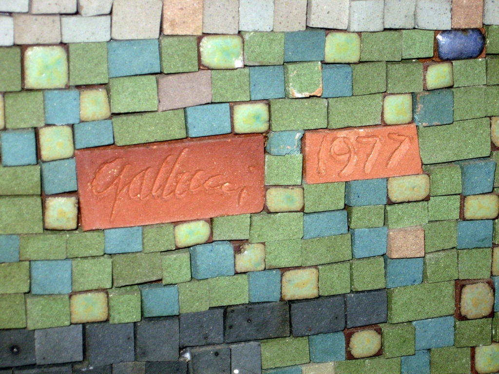 Raymond Gallucci Tile Moziac Wall Piece at 1stDibs