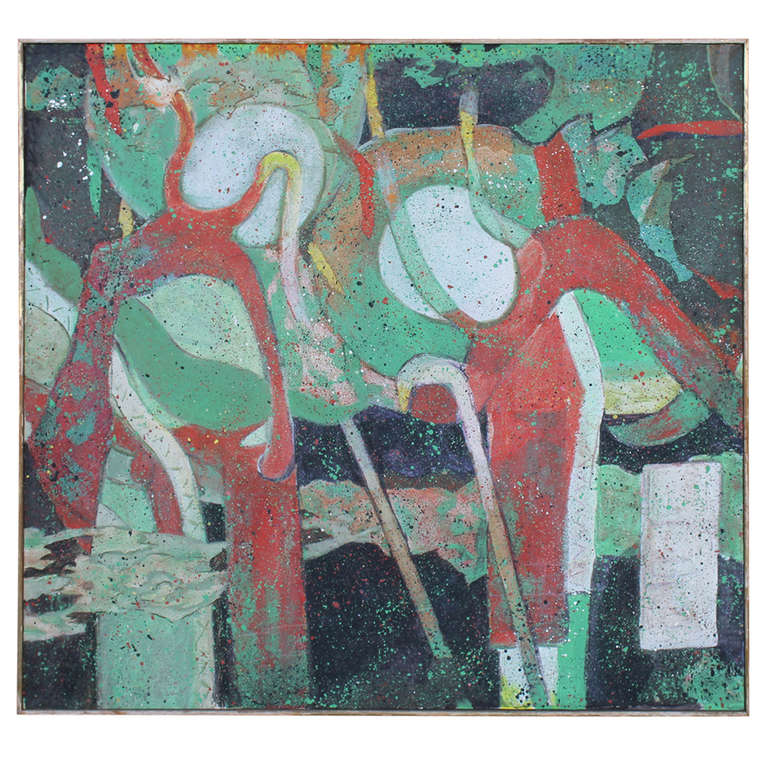 Abstract Painting by Nowlen at 1stDibs