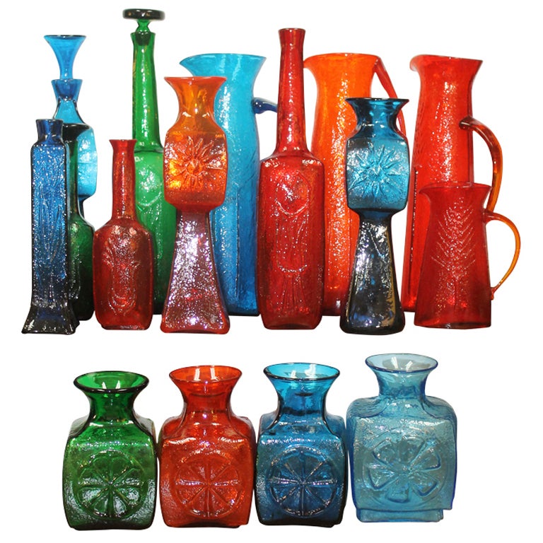 Collection of Glass objects at 1stDibs