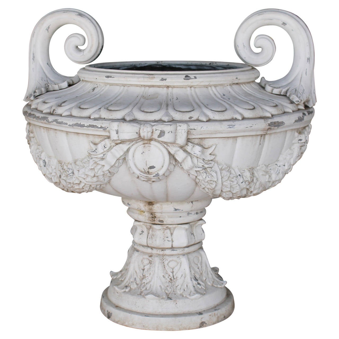 Regency Style Urn with Volute Handles at 1stDibs
