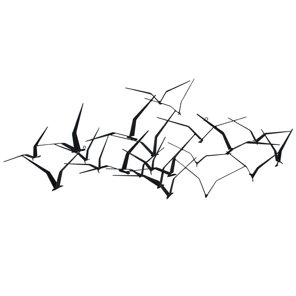 Jere Birds Wall Sculpture, circa 1970 at 1stDibs