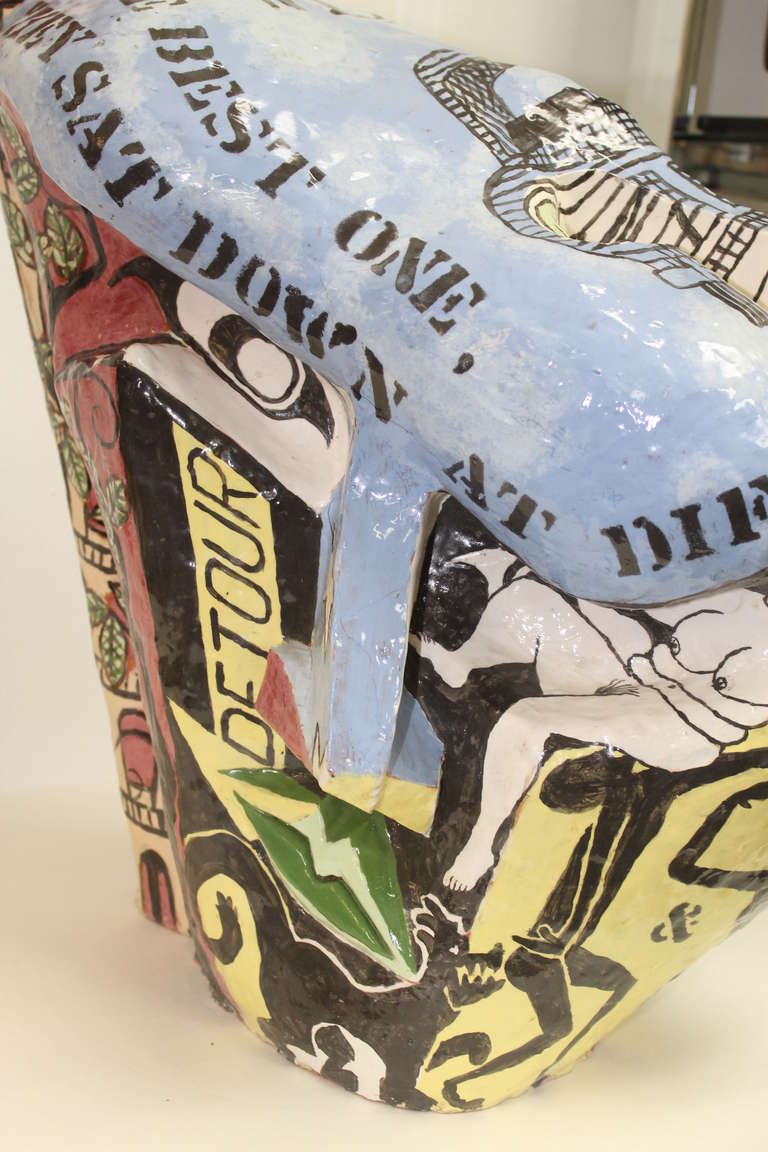 Funk Movement Ceramic Sculpture at 1stDibs