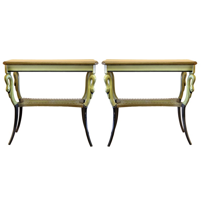 Swan Tables at 1stDibs