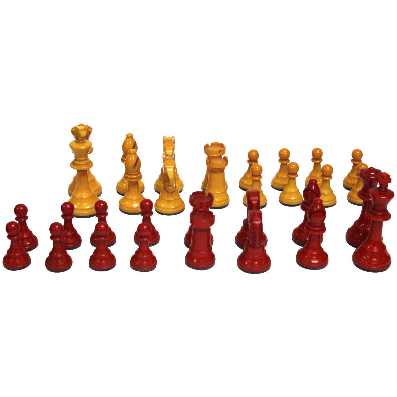 Bakelite Chess Set at 1stDibs | bakelite chess pieces, vintage bakelite ...