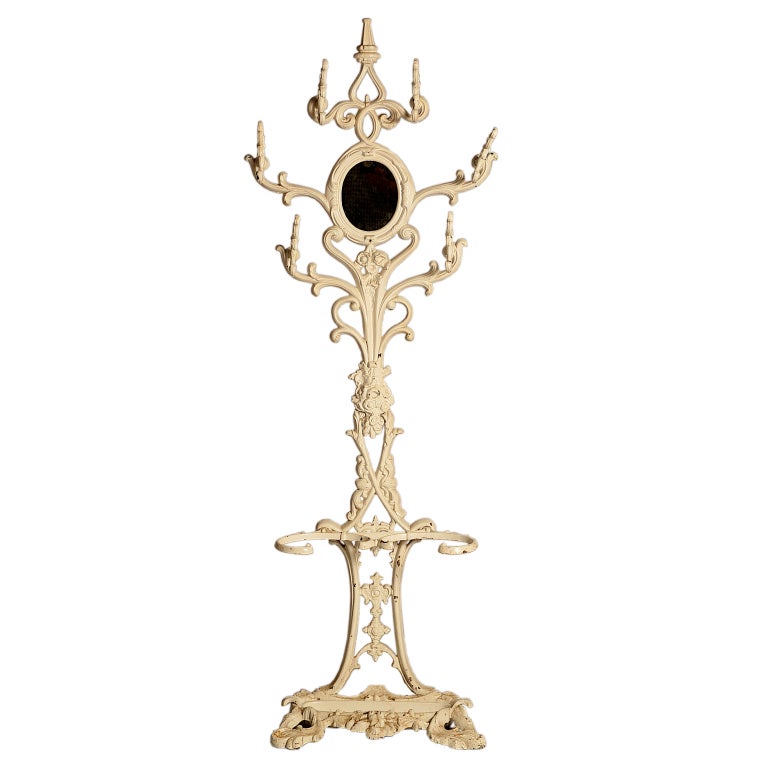 Cast Iron Hall Tree by Chase Brothers and Co of Boston at 1stDibs