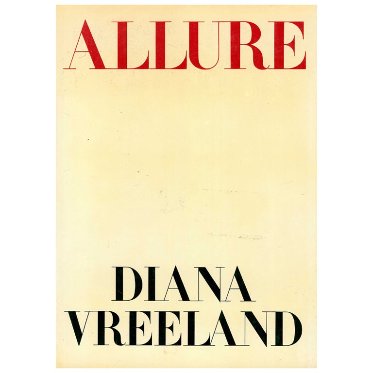 Allure by Diana Vreeland (book) at 1stDibs | diana vreeland allure ...