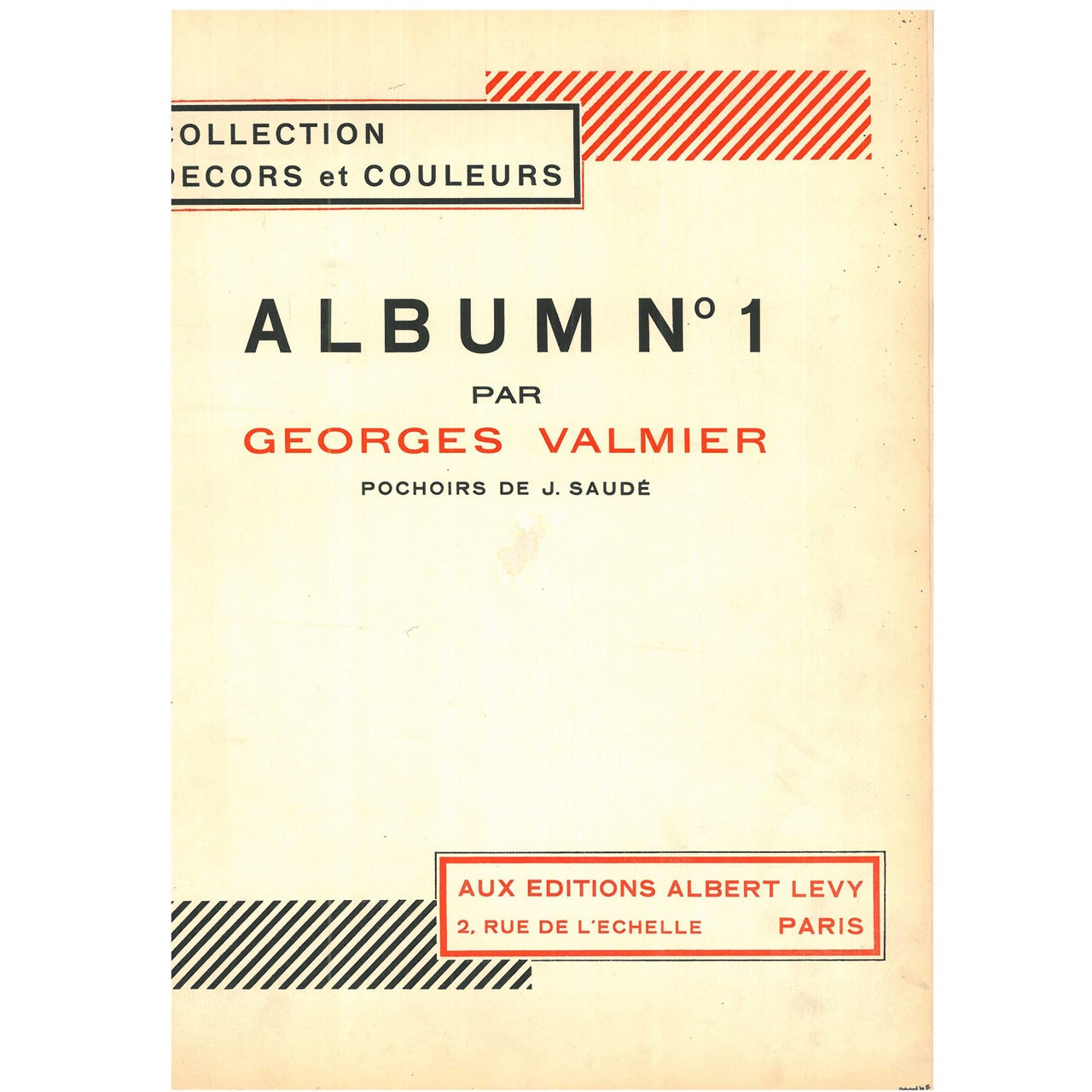 "Collection Decors et Couleurs" Par Georges Valmier, Book at 1stDibs