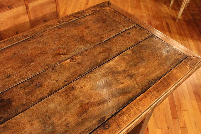 English Walnut Farmhouse Table For Sale at 1stDibs
