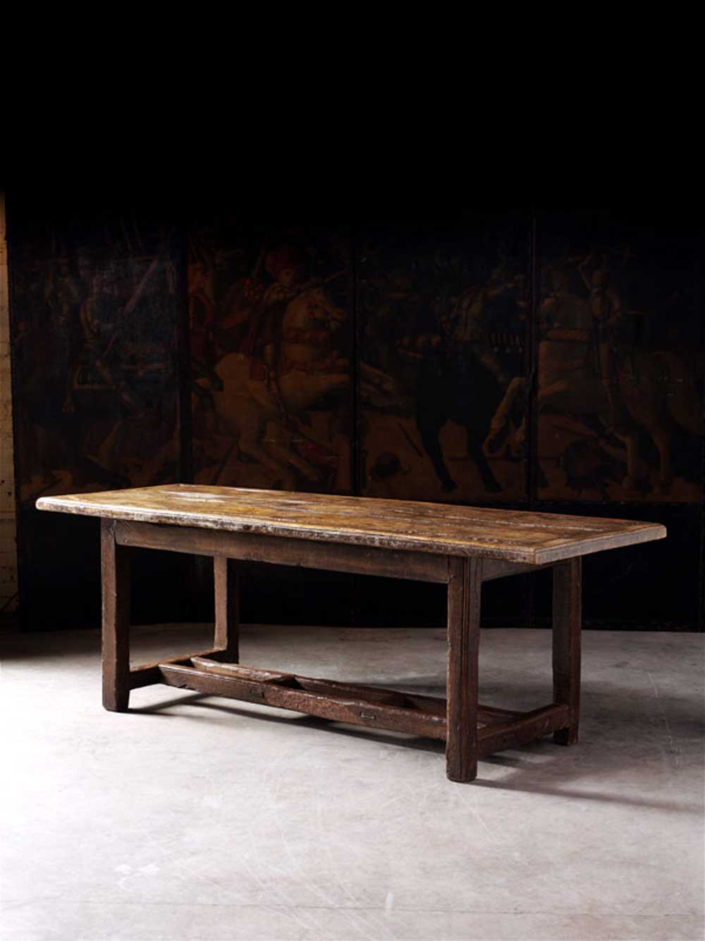 English Walnut Farmhouse Table For Sale at 1stDibs