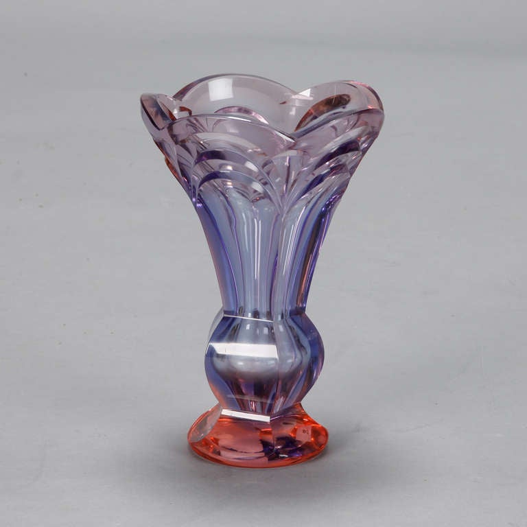 Art Deco Alexandrite Glass Vase For Sale at 1stDibs | alexandrite vase