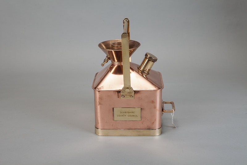 Medium 19th Century English Copper and Brass Fuel Measure For Sale at ...