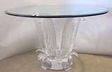 Lucite Cactus Flower Table at 1stdibs