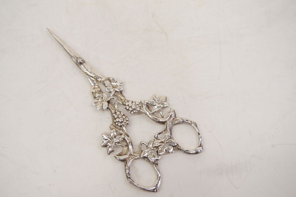 Sterling Silver Grape Shears For Sale at 1stDibs