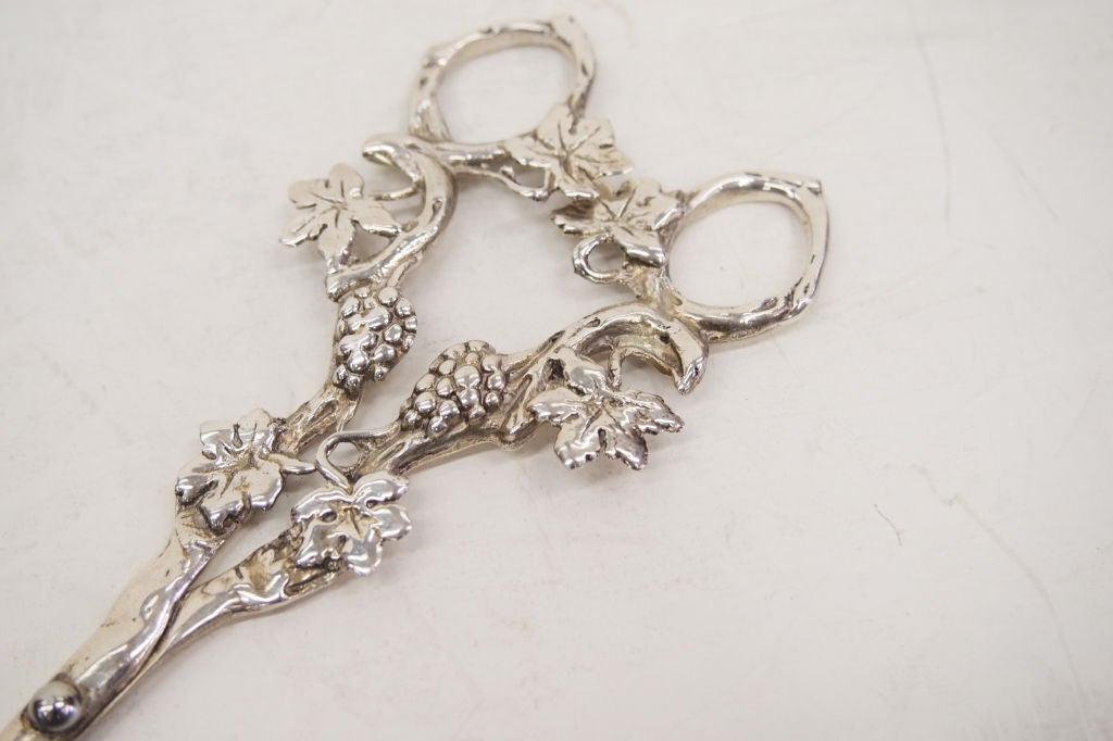 Sterling Silver Grape Shears For Sale at 1stDibs