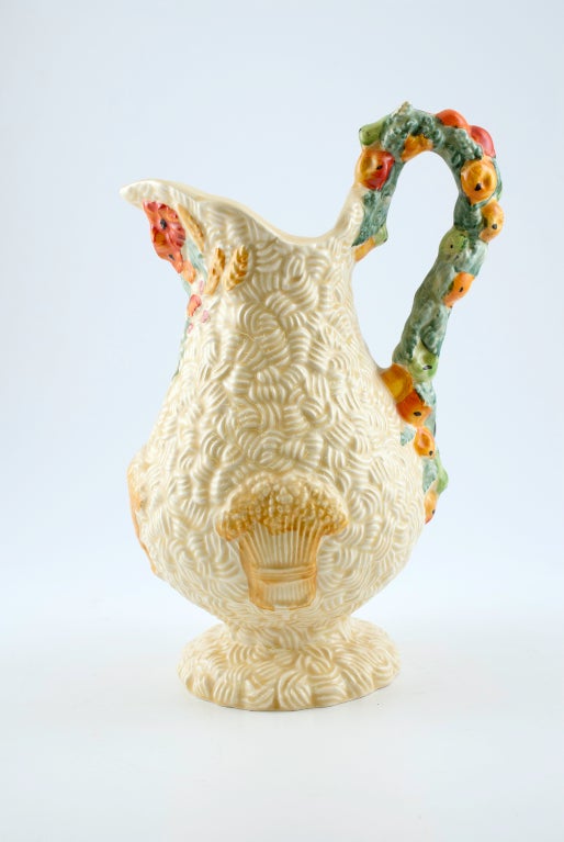 Harvest Pitcher by Clarice Cliff For Sale at 1stDibs