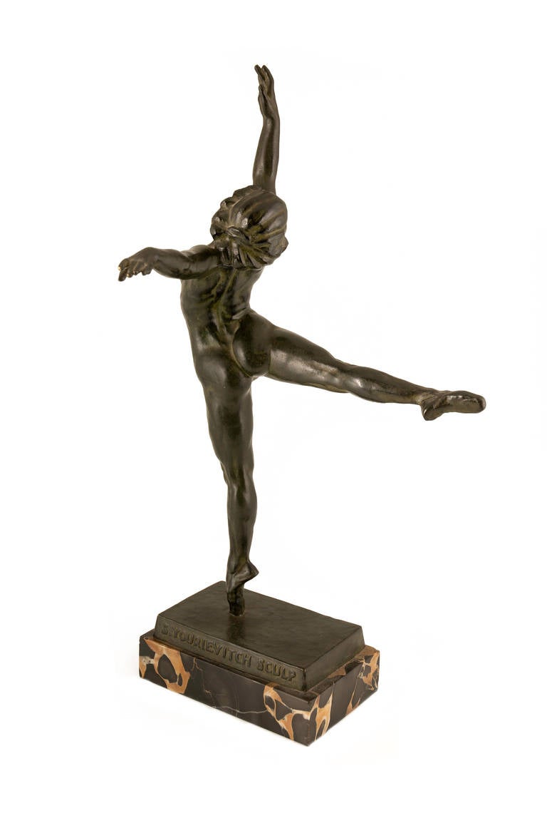 La Danseuse Nattova Bronze by Sergei Yourievitch For Sale at 1stDibs