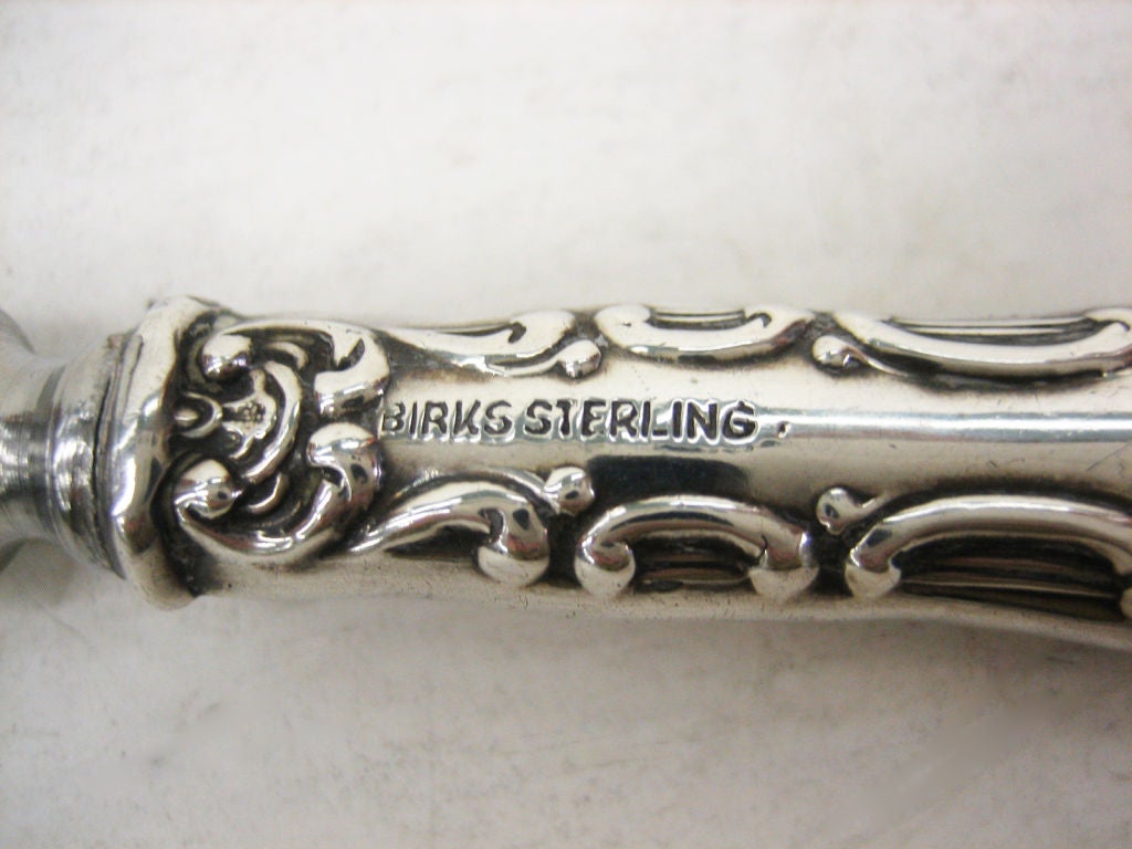 Three Various Sterling Silver handled Letter Openers at 1stDibs