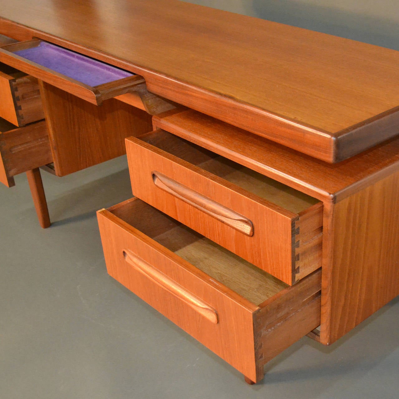 Mid-Century Ib Kofod-Larsen G Plan Floating Desk at 1stDibs | g plan ...