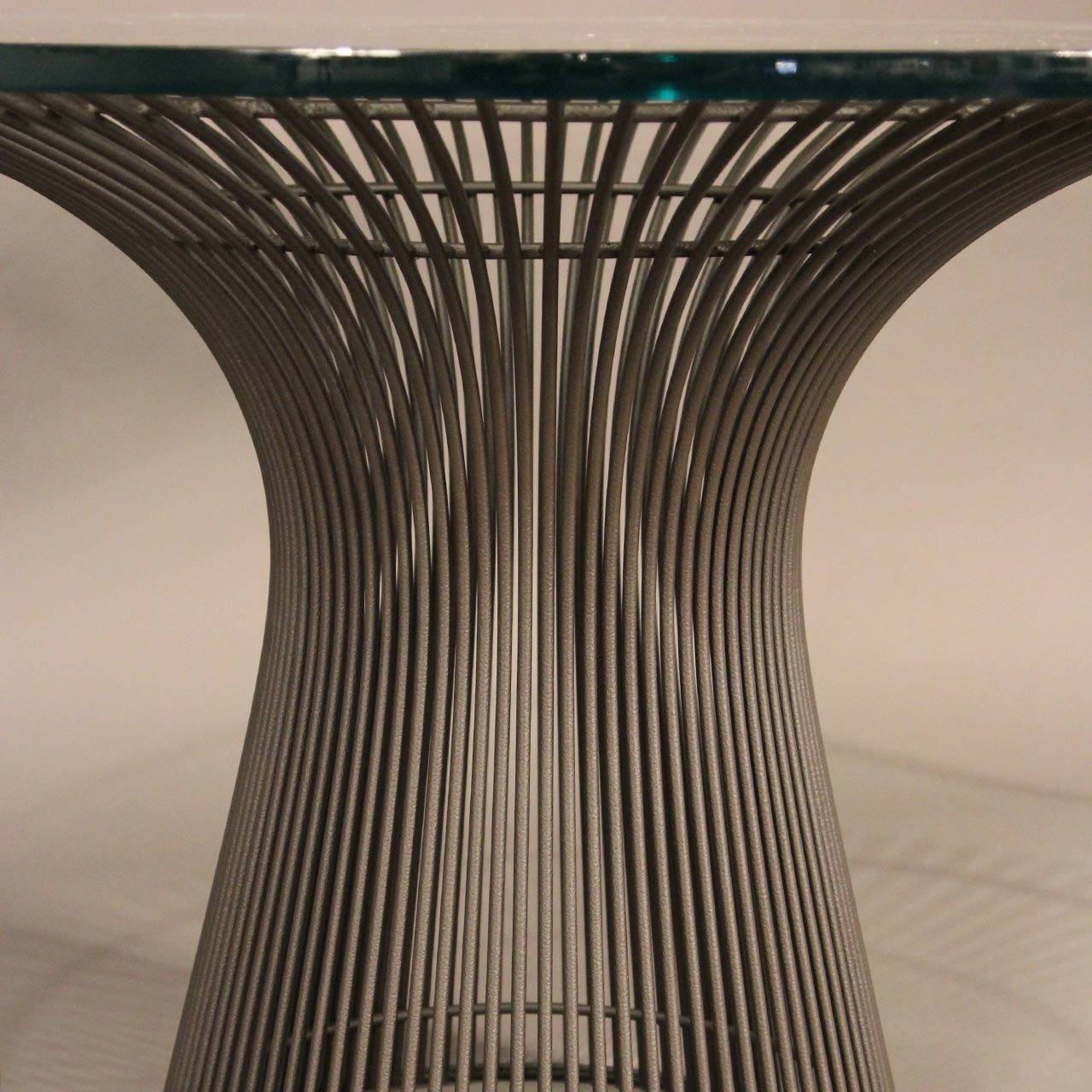 Warren Platner Glass Top Dining Table at 1stDibs