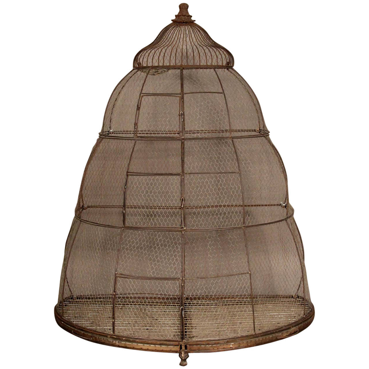 Exceptional Vintage Bird Aviary at 1stDibs | vintage aviary, antique ...