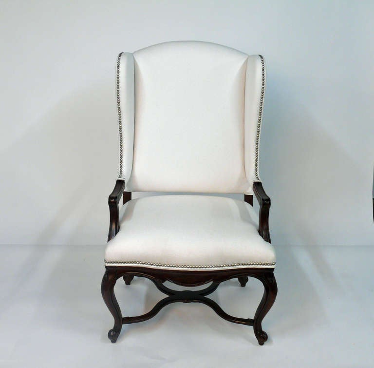 Pair of Wingback Host Chairs For Sale at 1stDibs