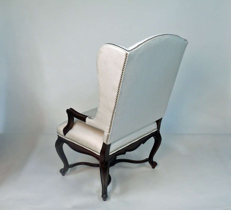 Pair of Wingback Host Chairs For Sale at 1stDibs