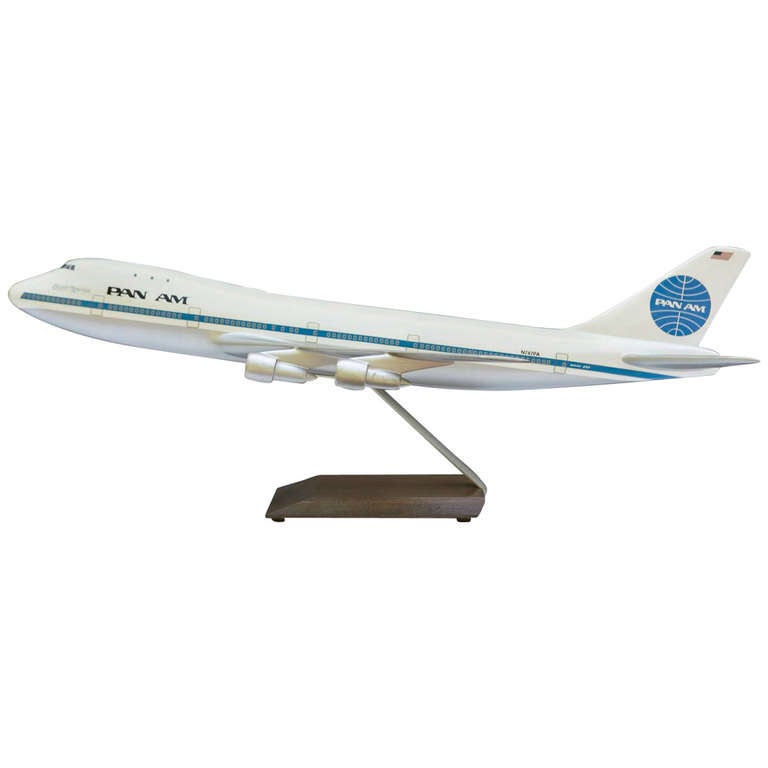 Very Rare Precision Scale Model of the First Boeing 747 at 1stdibs