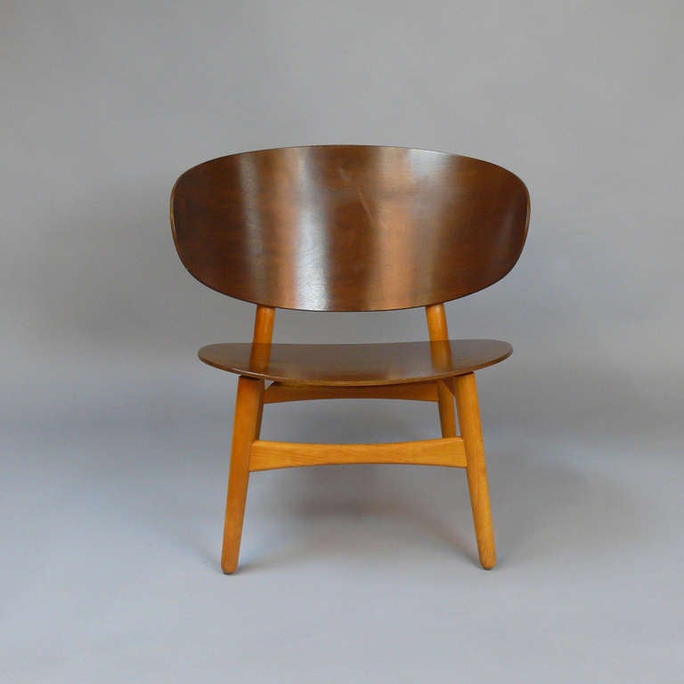 Hans Wegner Shell Chair for Fritz Hansen For Sale at 1stDibs