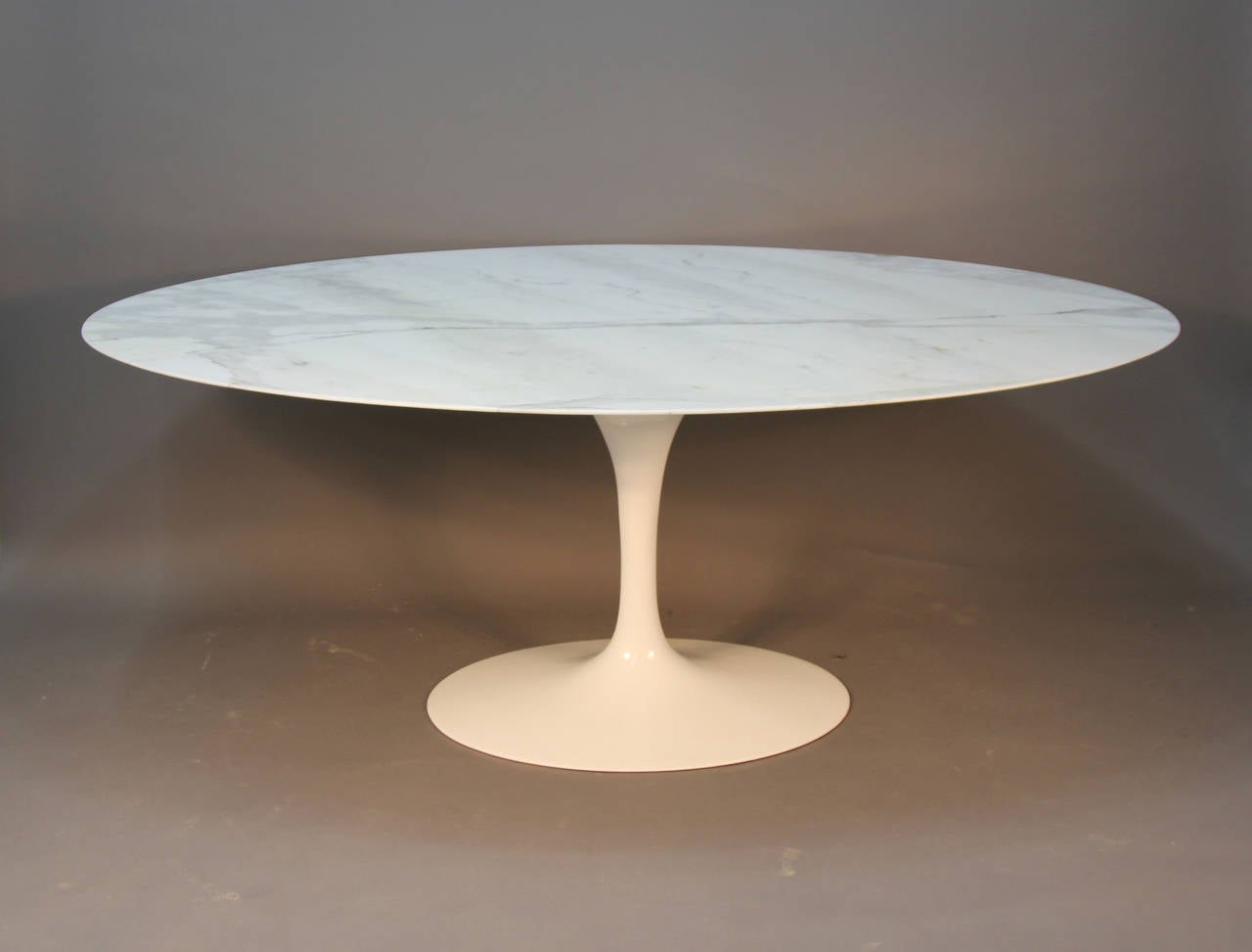 Saarinen Oval Marble-Top Dining Table at 1stDibs