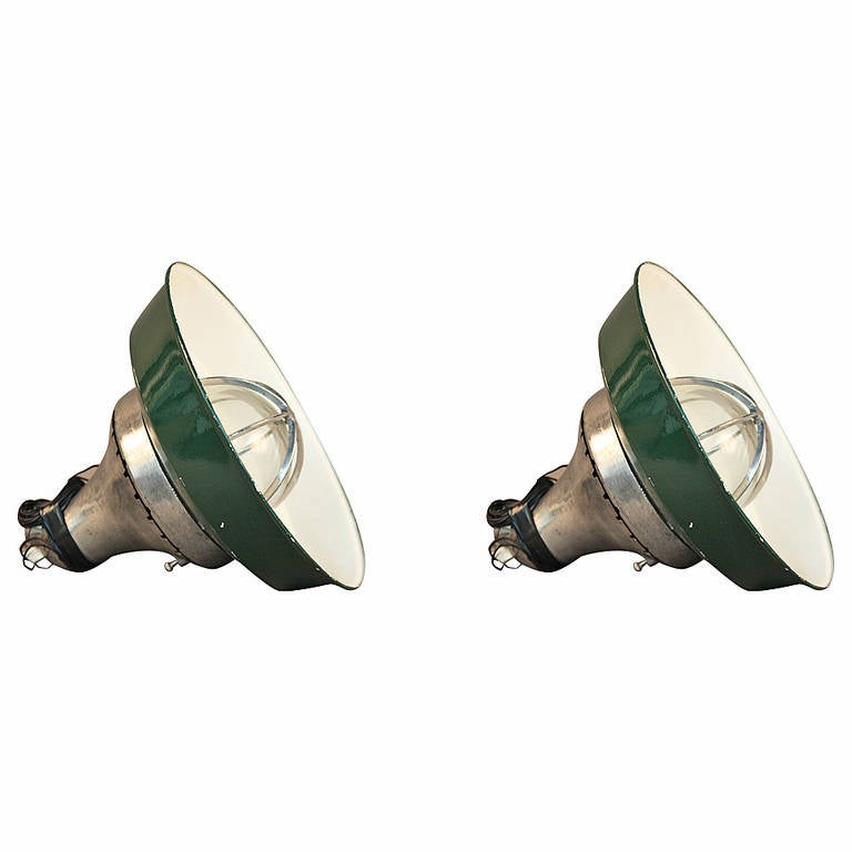 Pair of Vintage Killark Industrial Pendant Light Fixtures at 1stDibs ...