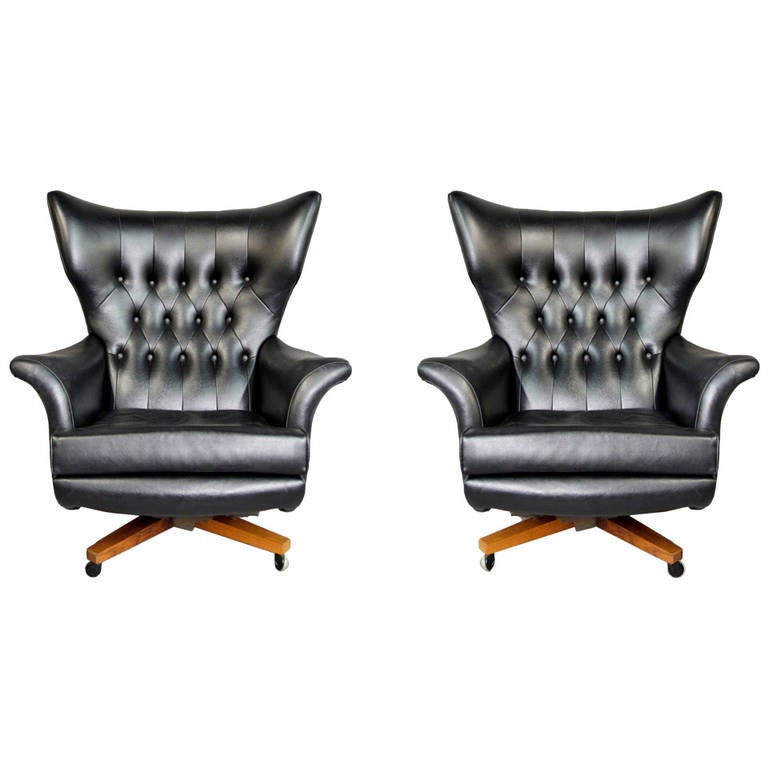 Pair of G-Plan Blofeld Lounge Chairs, Model 6250, by Paul Conti at ...